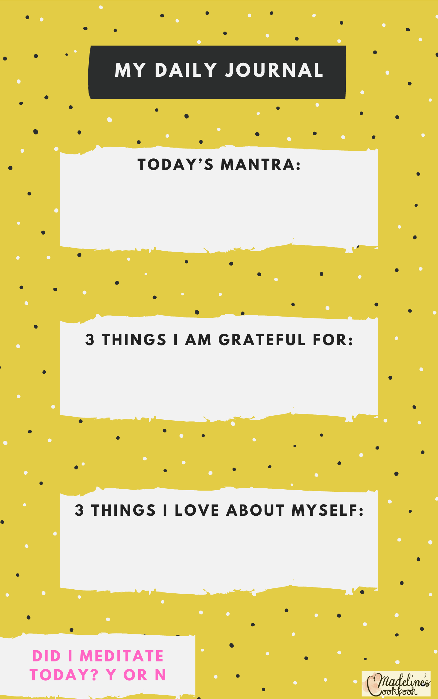 21-DAY JOURNALING & MEDITATION CHALLENGE!